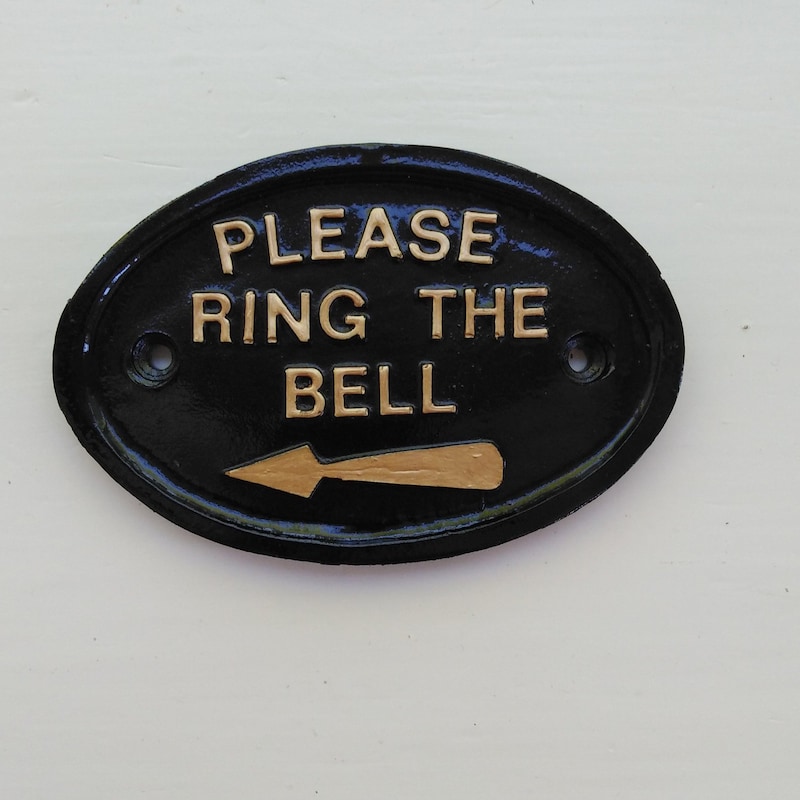 Ring Bell Sign - Etsy