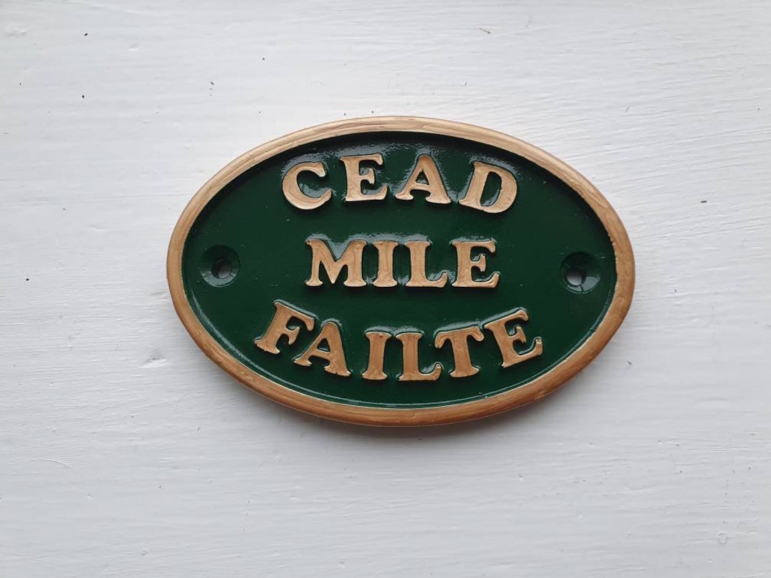 Cead Mile Failte - Etsy