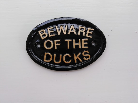 Beware of the Ducks - Etsy