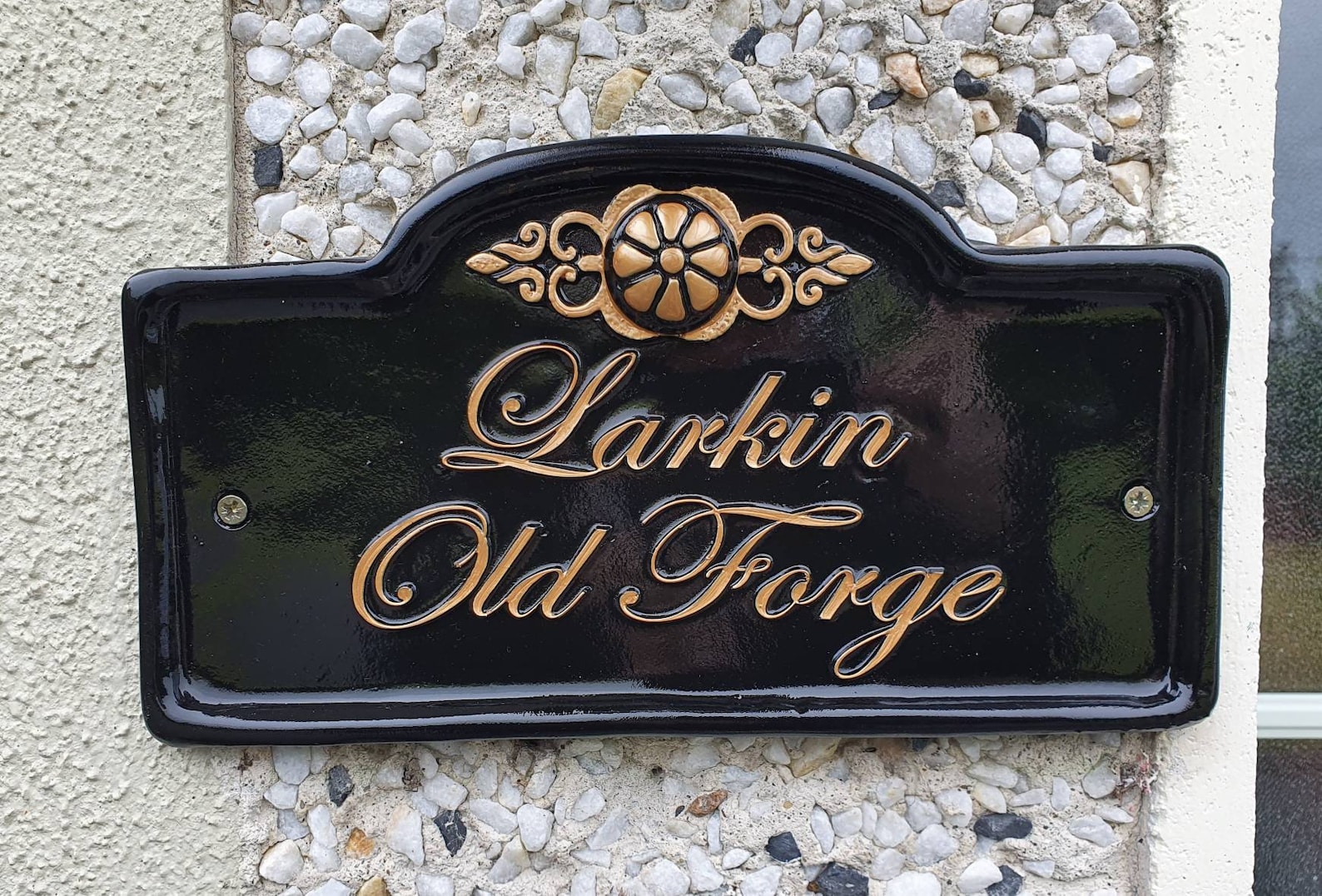 House Name Plaque (script Style) - Etsy