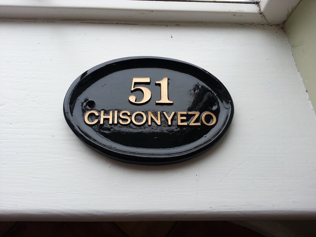 Personalised, Size 3 ,name Plaque, House Number ,wall Sign, Chrismas ...