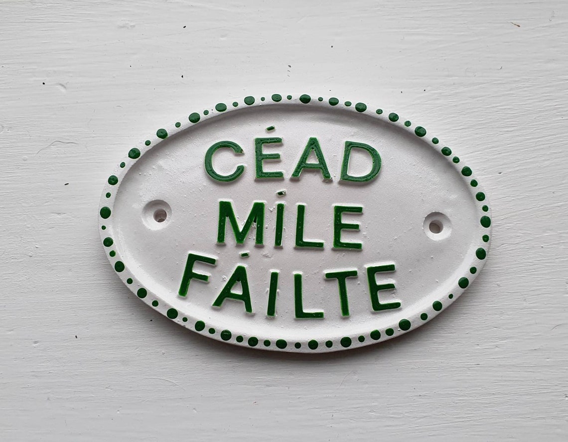 Cead Mile Failte Irish Welcome Moneygall - Etsy