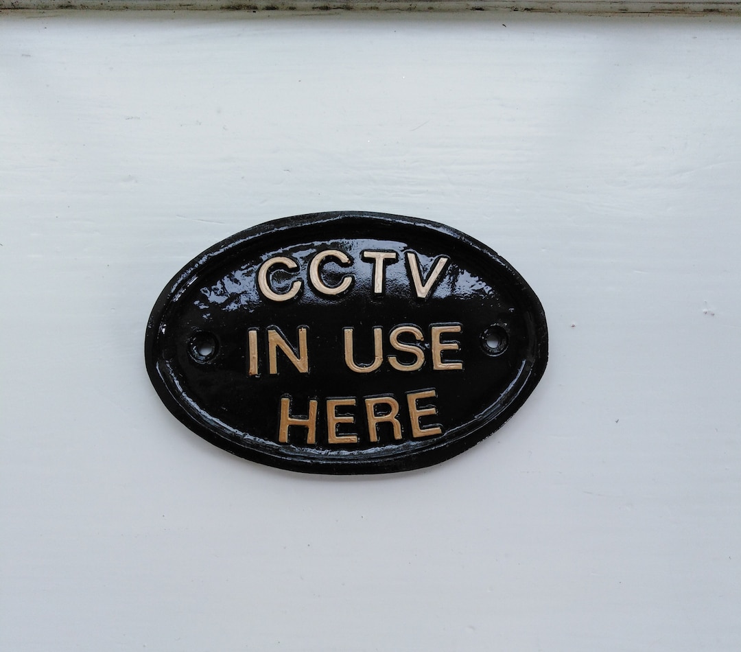 CCTV in Use Here,house Sign , Pub Sign,security Camera. - Etsy