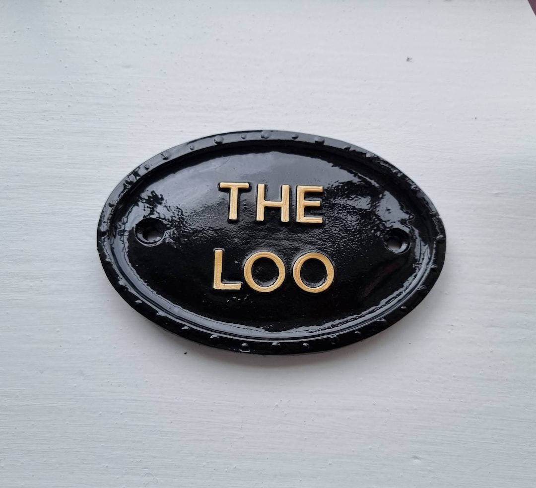 The Loo,bathroom Sign - Etsy