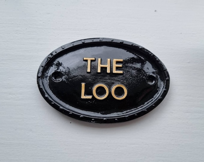 The Loo,bathroom Sign - Etsy