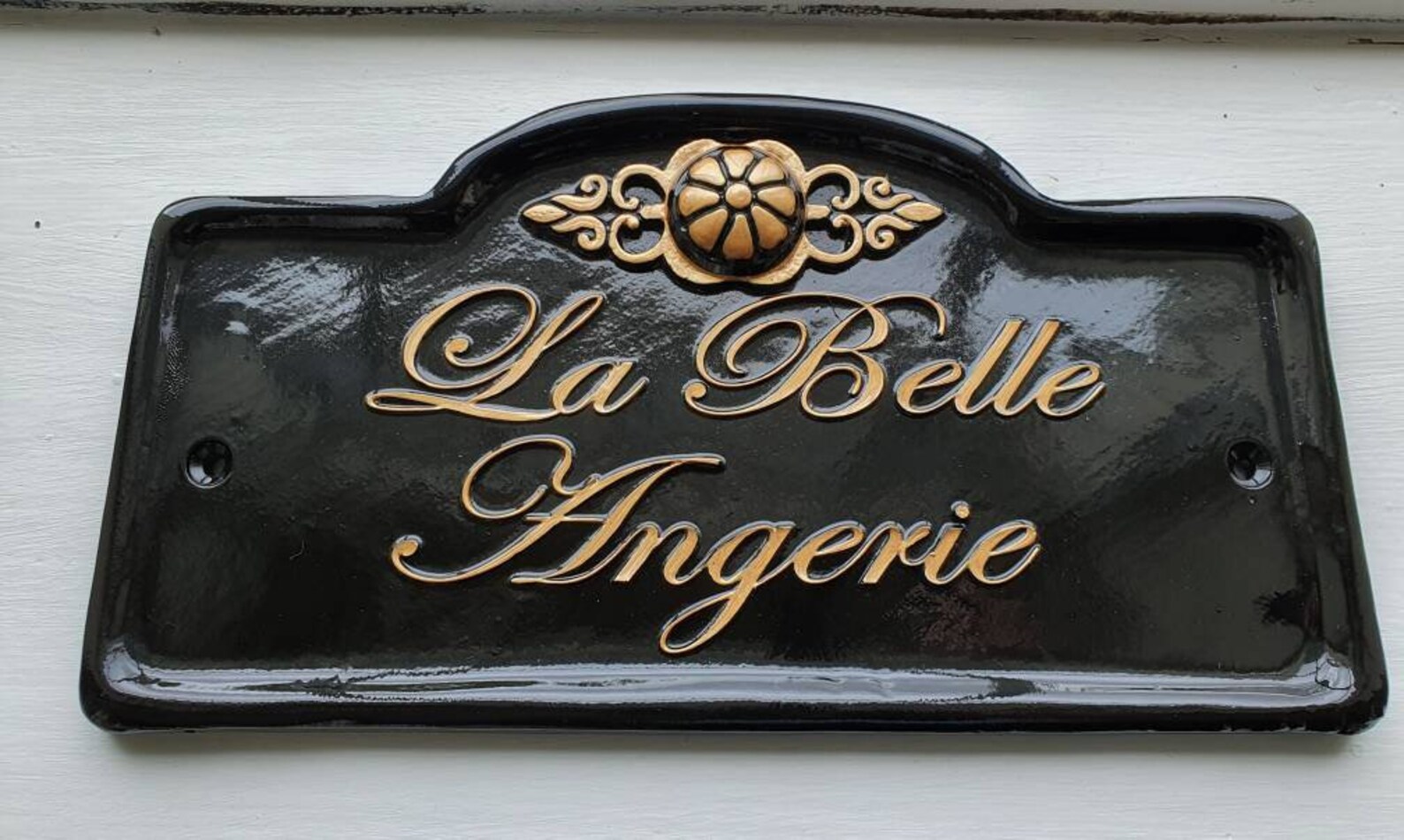 House Name Plaque script Style - Etsy