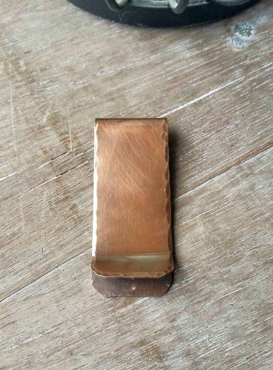 Personalized Money Clip - Copper Money Clip - Gift for Dad - Groomsmen ...