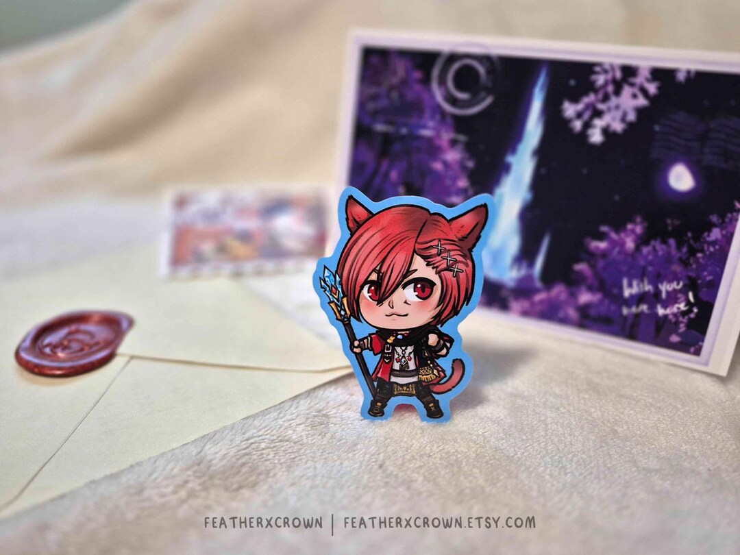 Final Fantasy XIV Vinyl Stickers: Weatherproof Anime Decals - Etsy