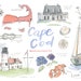 Cape Cod Illustration - Etsy