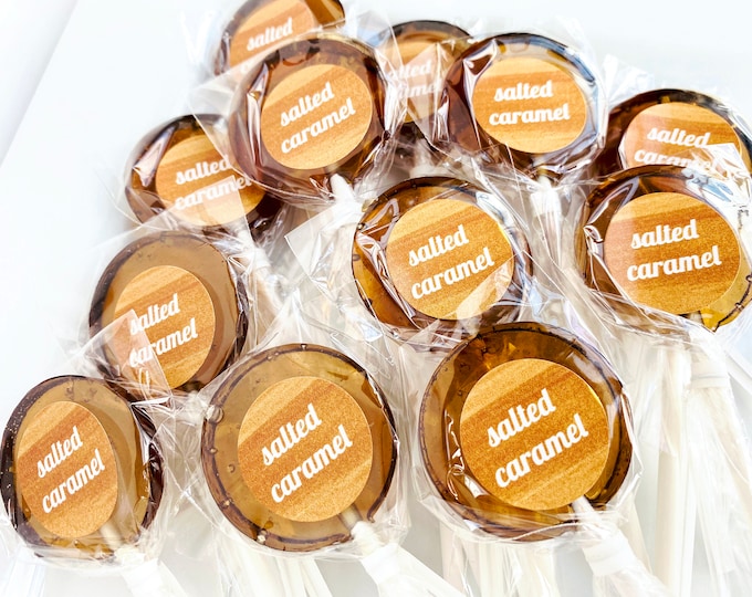 Sea Salt Lollipop, Salted Caramel, Candy, Hard Candy Lollipops, Suckers ...