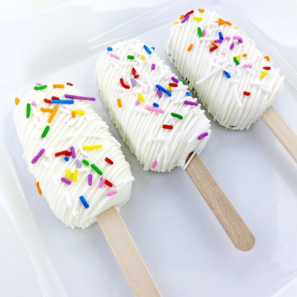 Rainbow Cake Pop - Etsy