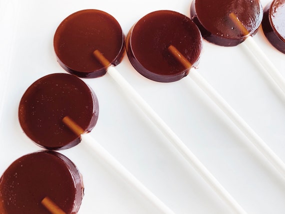 Root Beer Float Hard Candy Lollipops | Etsy