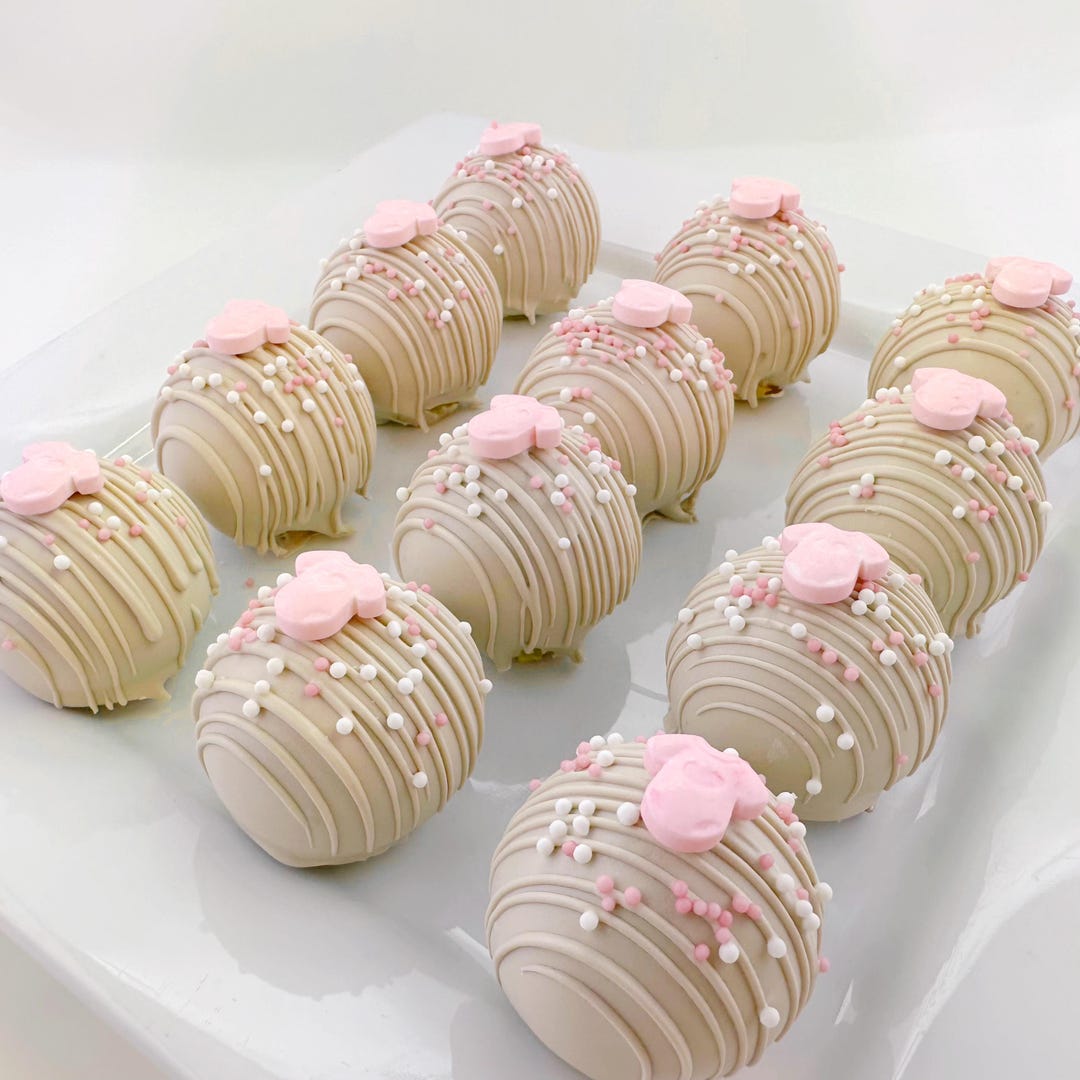 Cake Truffles, Cake Bon Bons, Cake Pops, Onsie, Baby Girl, Shower ...
