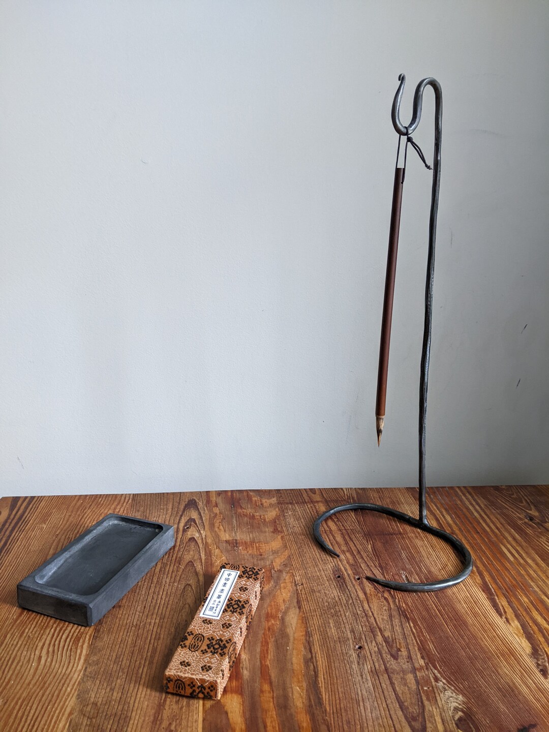 Forged Steel Calligraphy Brush Stand - Etsy