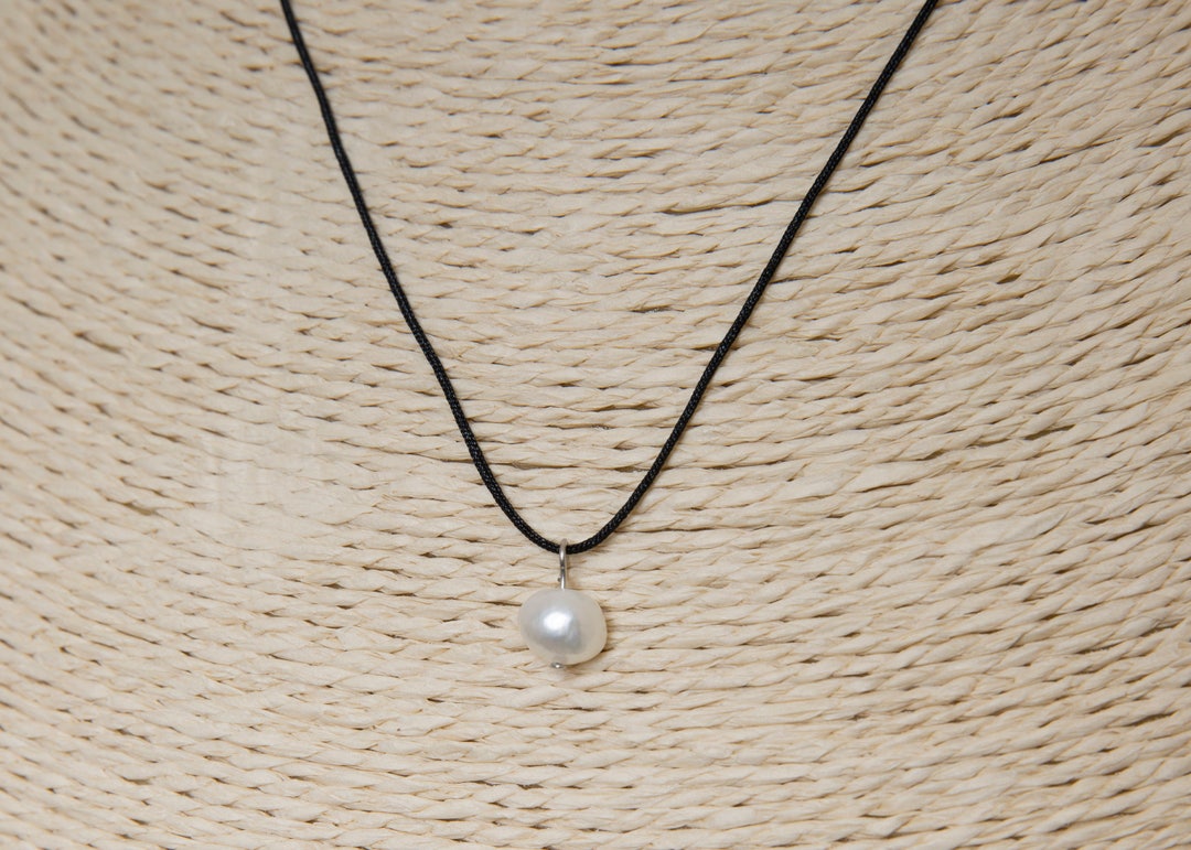 Single Pearl Necklace, One Pearl Necklace, Freshwater Pearl Necklace ...