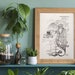 Blind Wizard in Mist Art Print - Art Nouveau Style Wall Decor ...