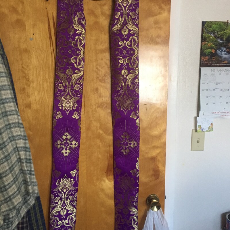 Purple Clergy Stole - Etsy