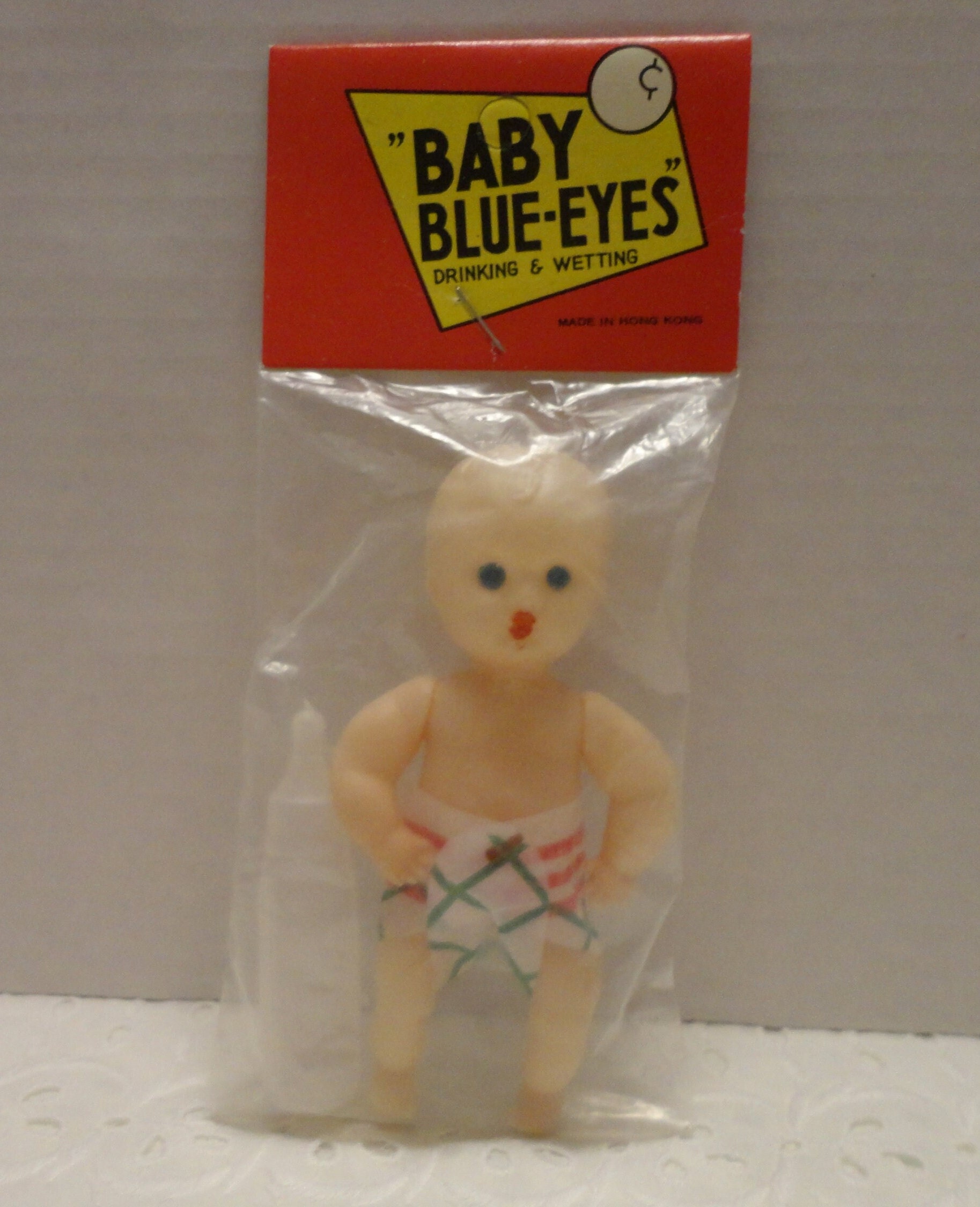 Vintage Baby Blue Eyes Plastic Doll With Bottle Original Pkg - Etsy
