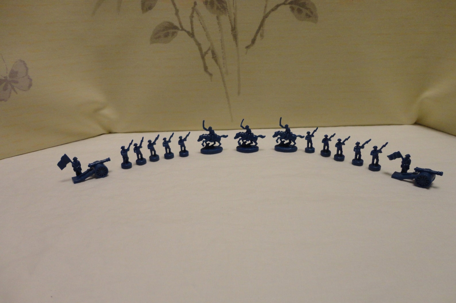 Vintage Micro Mini Toy Soldiers Set of 15 Navy Blue Color - Etsy