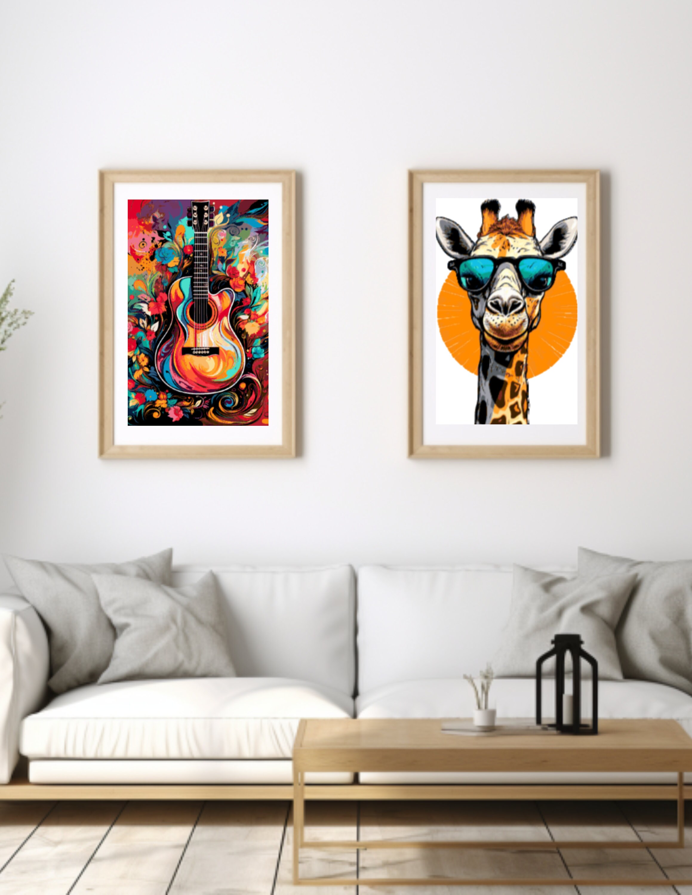 Cross Stitch Pattern too Cool Giraffe PDF Easy Counted Cross Stitch ...