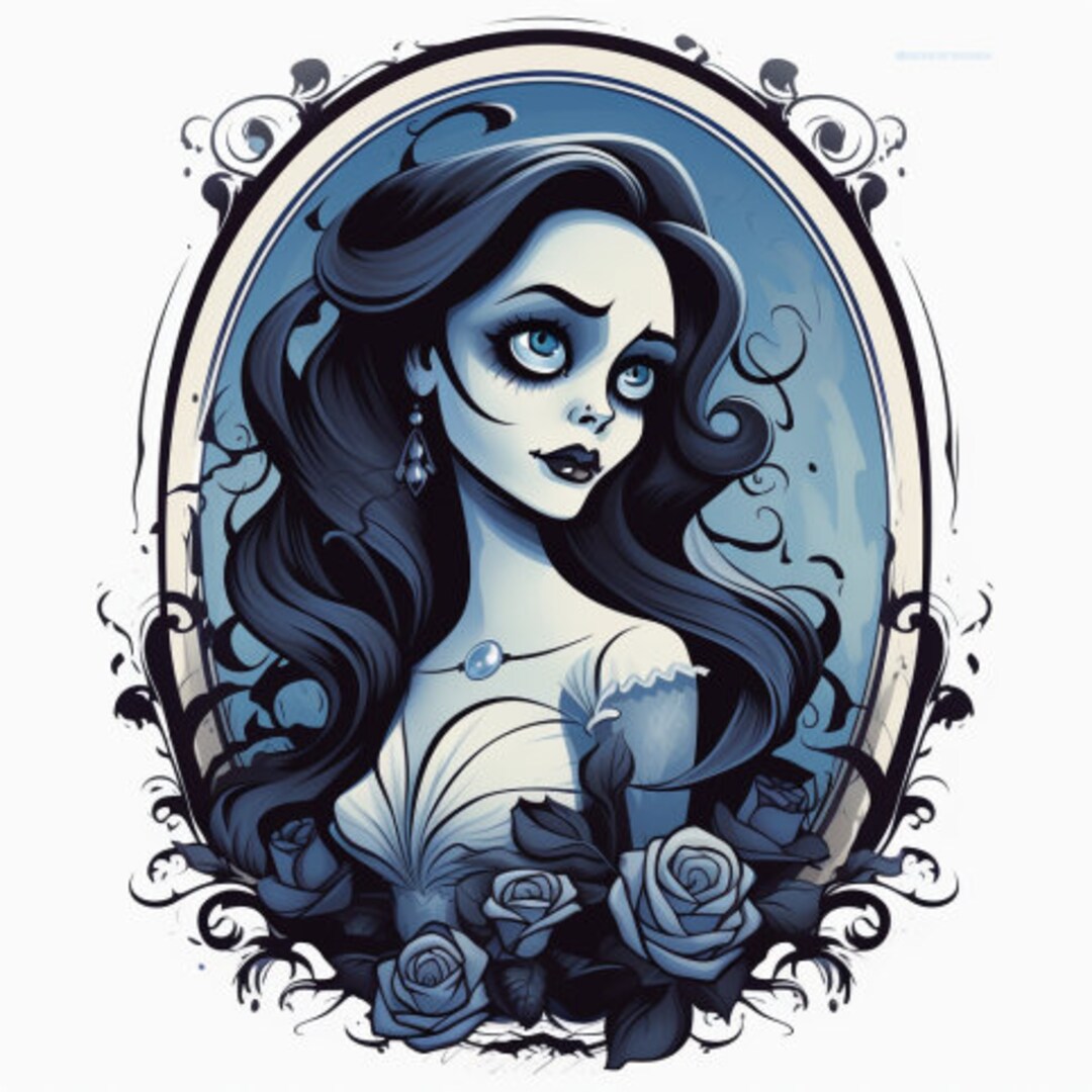Halloween Cross Stitch corpse Bride PDF Easy Full Coverage Counted ...
