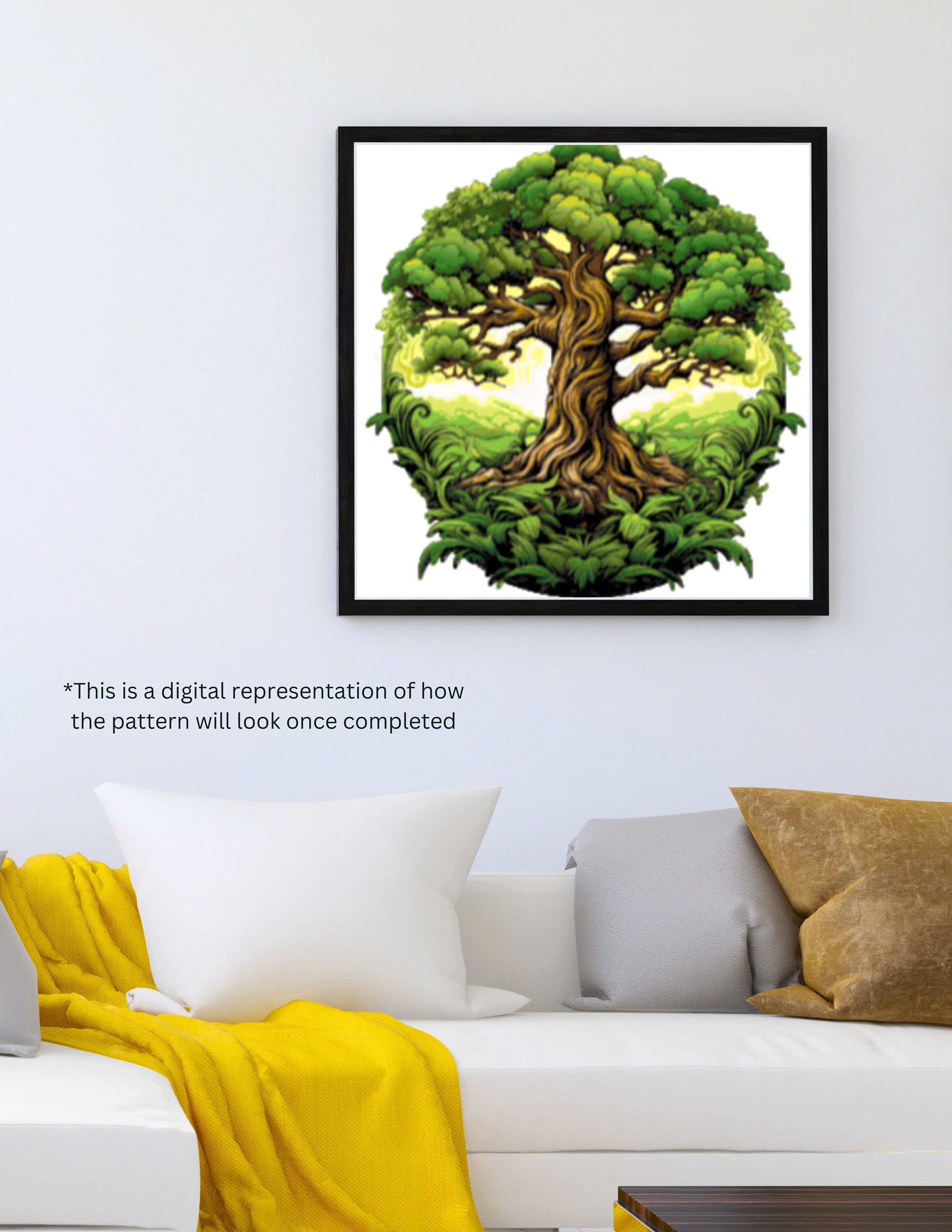 Cross Stitch Pattern "tree of Life" PDF | Easy Full Coverage Counted ...