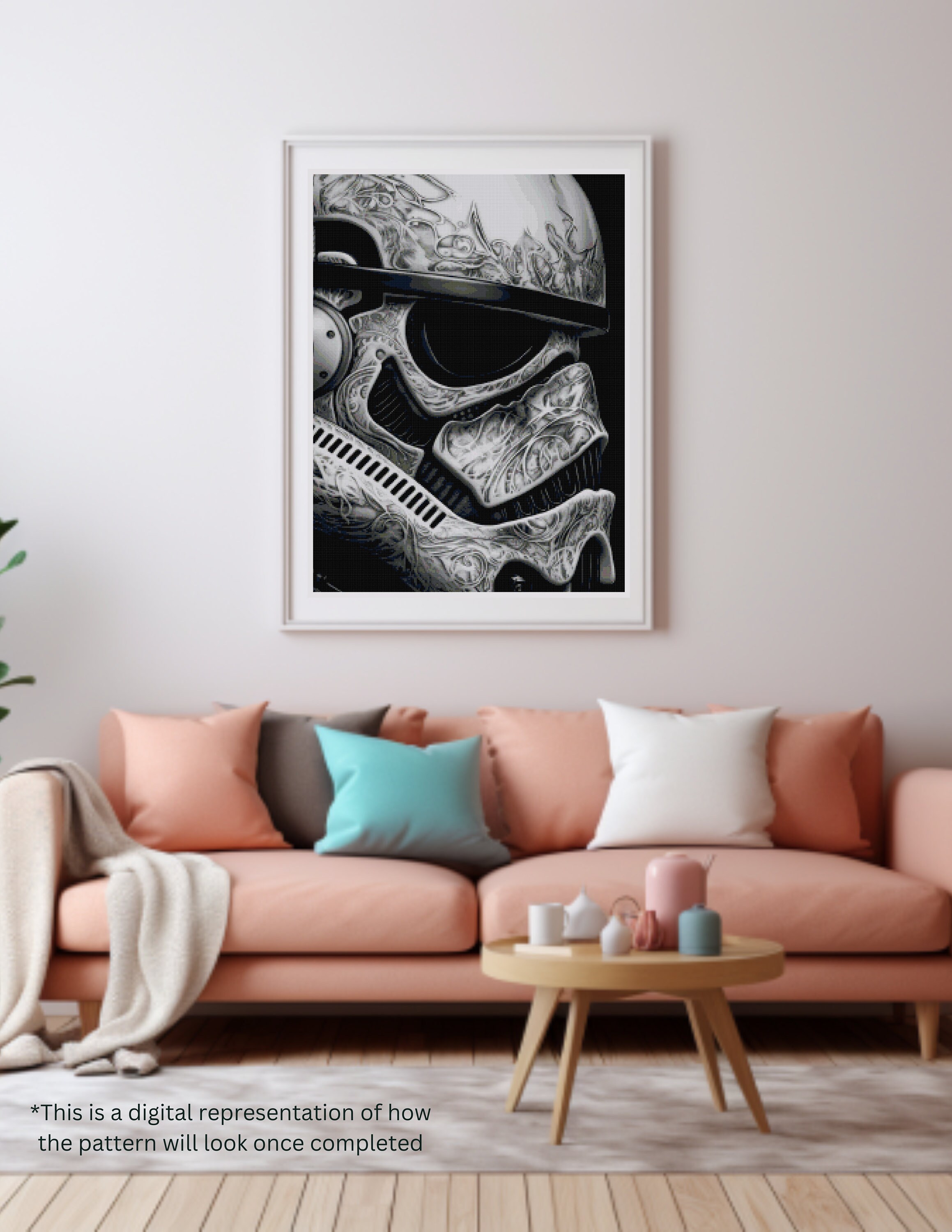Fantasy Cross Stitch Pattern "cyberpunk Stormtrooper" PDF | Easy Full ...