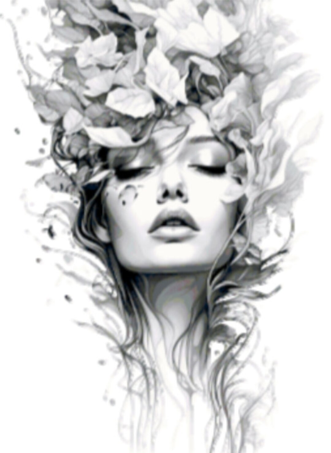 Cross Stitch Pattern "artistic Portrait" PDF | Easy Full Coverage ...