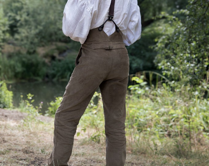 Traditional / Period Style Fishtail Back Trousers - Etsy