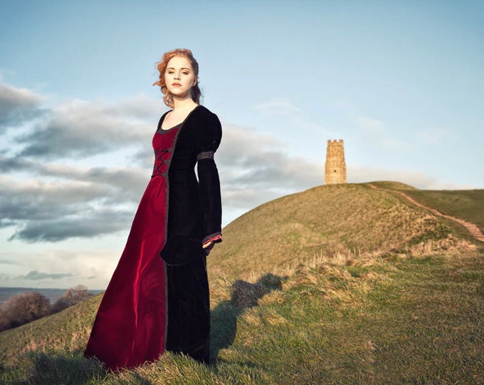 Late 60s Fairytale Medieval Castle Maiden Dreamy Mini Dress / Pink ...