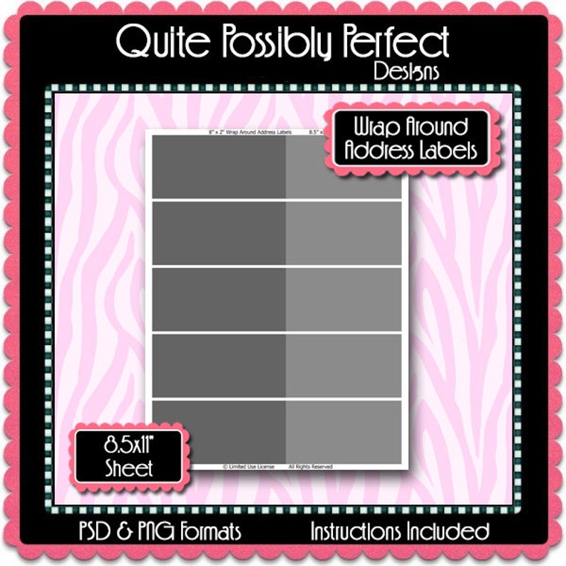 4X5 Label Template Word