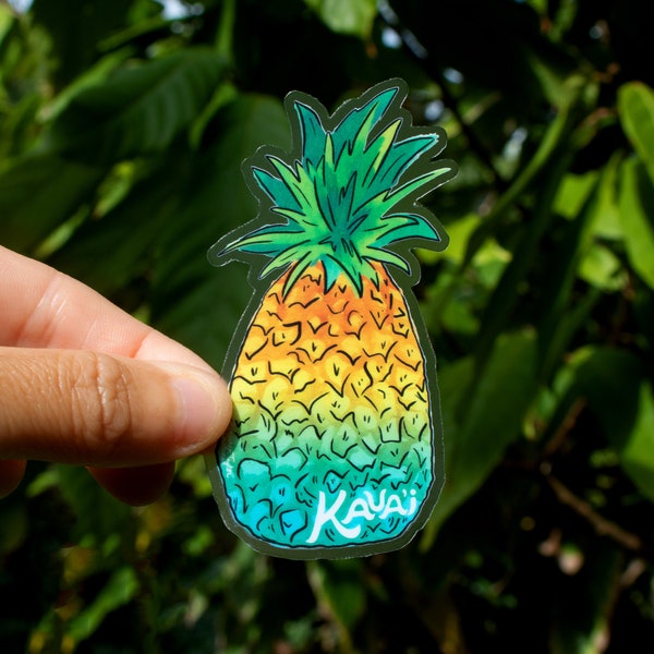 Pineapple Sticker - Etsy