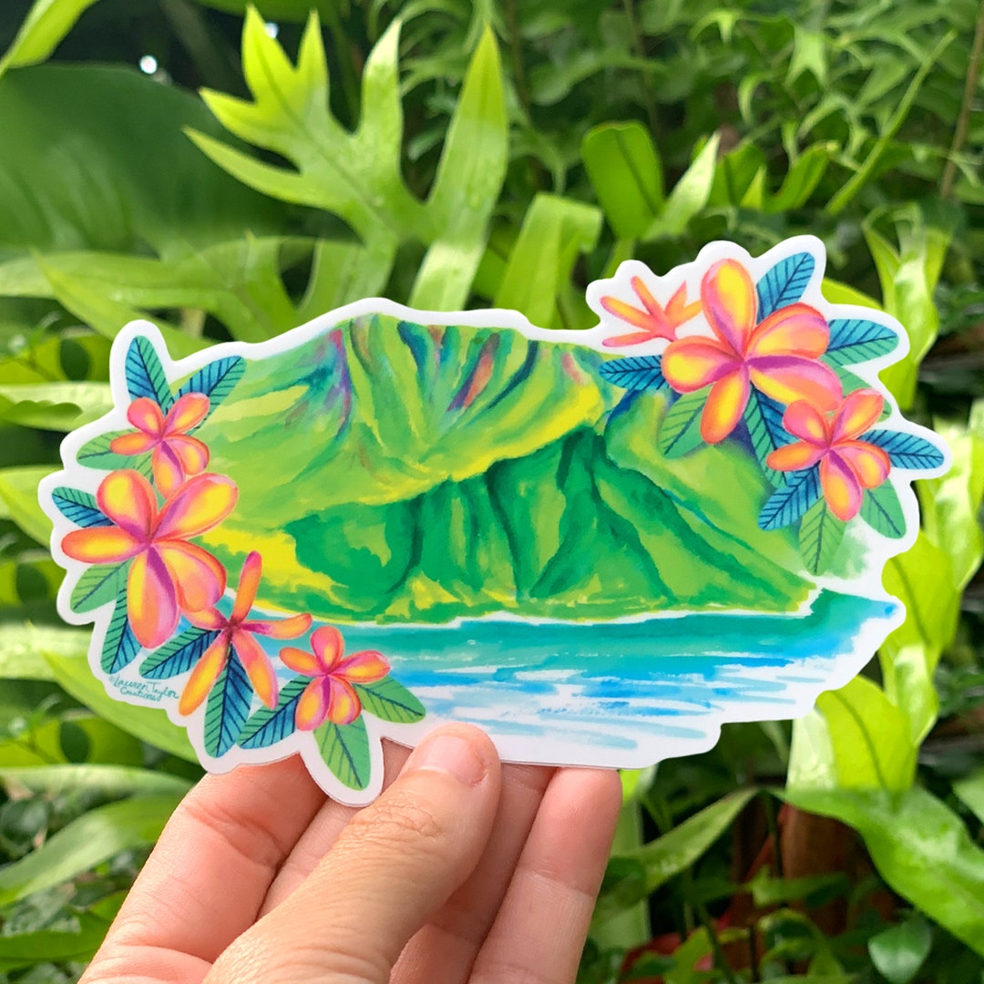 Na Pali Coast Sticker Medium Kauai Gift Ideas Na Pali Coast - Etsy