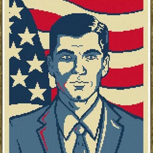 Archer Inspired Pam Poovey Sploosh Cross Stitch PDF Pattern - Etsy