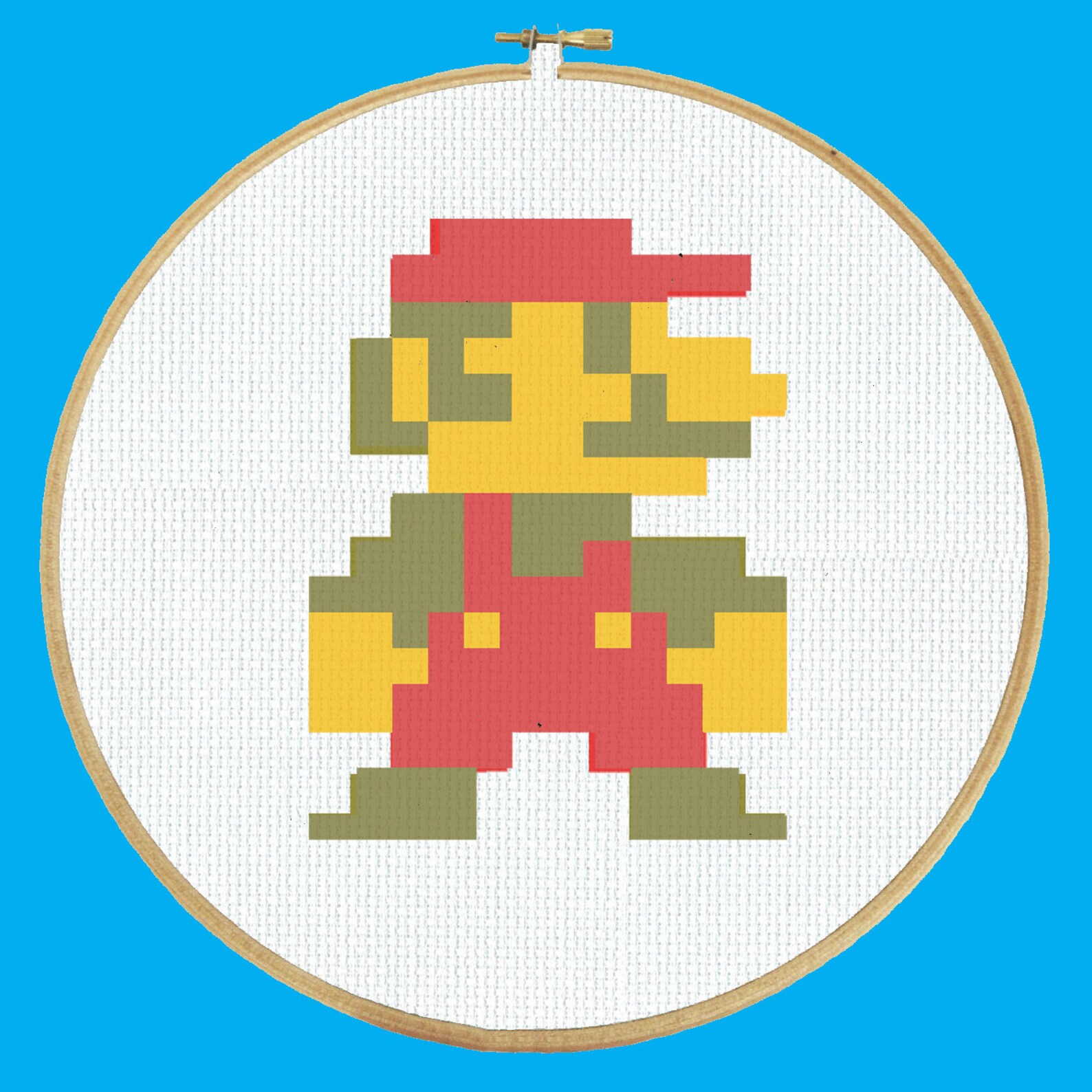 Easy Beginner Mario Cross Stitch Pattern PDF Instant Download - Etsy