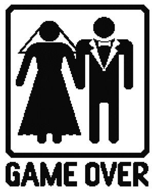 Wedding Game Over Cross Stitch Pattern PDF Instant Download - Etsy