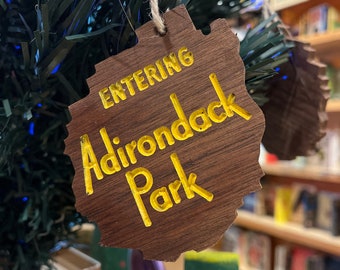Adirondack Park Replica Sign / Entering Adirondack Park / Adirondack ...
