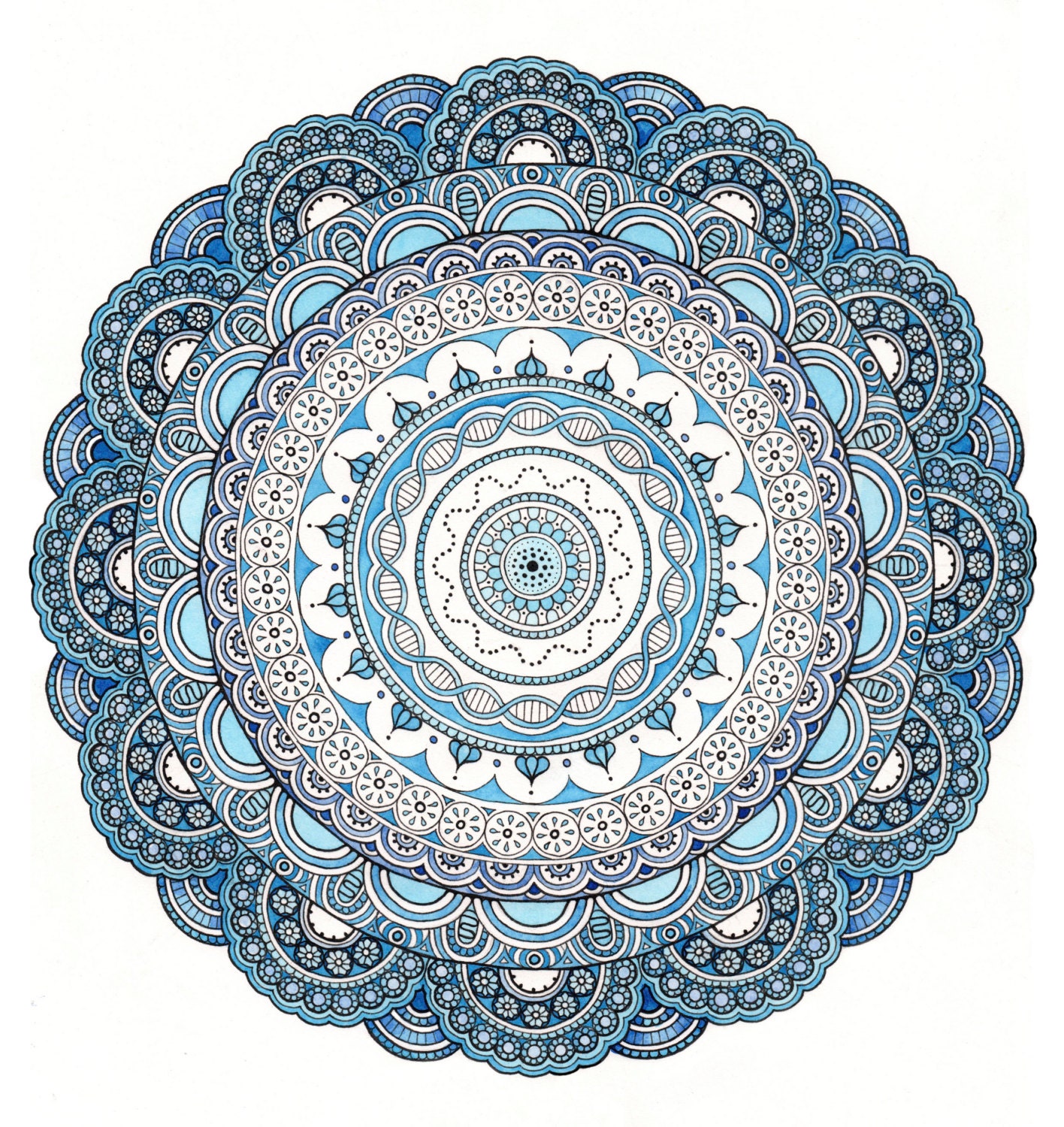 Perfect Health Mandala Print (instant Download) - Etsy