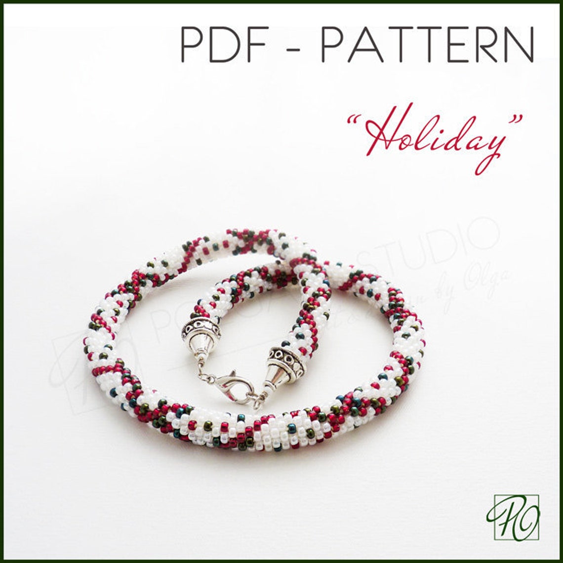 Bead Crochet Pattern, Crochet Rope Pattern, Necklace Pattern, Slip ...