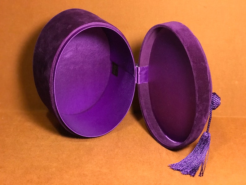 Purple Velvet Lidded Box - Etsy