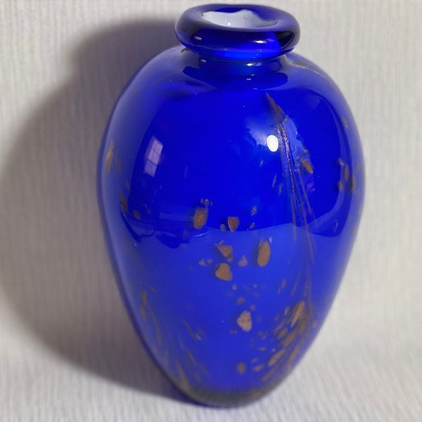 Cobalt Blue Murano Vase - Etsy