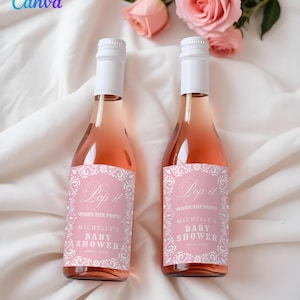 Editable Cielito Lindo Mini Wine Label, Mexican Talavera Baby Shower ...