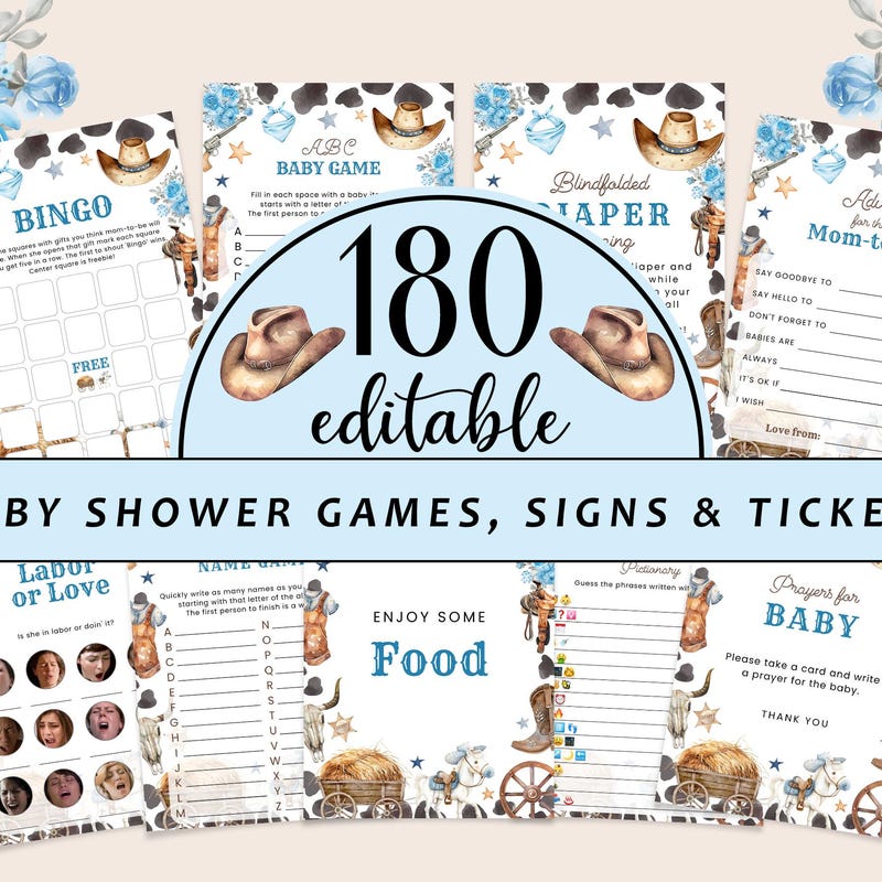 Baby Sheriff Baby Shower - Etsy