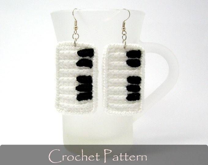 CROCHET PATTERN Piano Crochet Pattern Piano Keys Crochet - Etsy