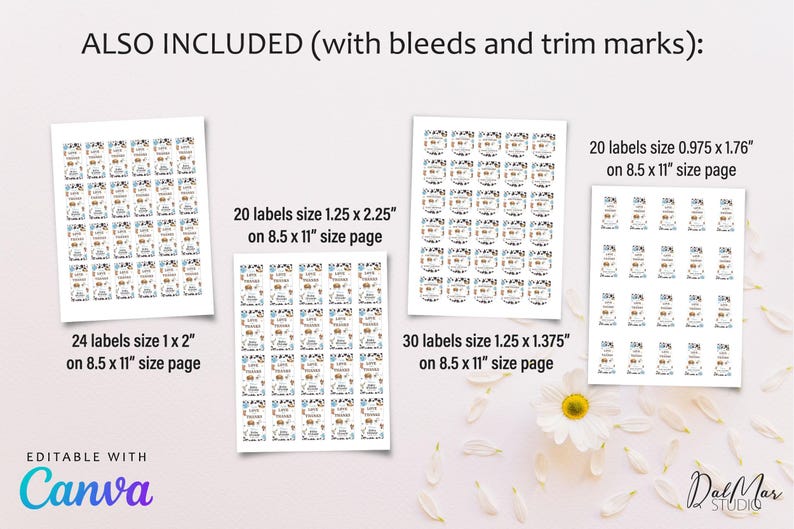 Editable A Little Cowboy is on the Way Baby Shower Sanitizer Labels ...