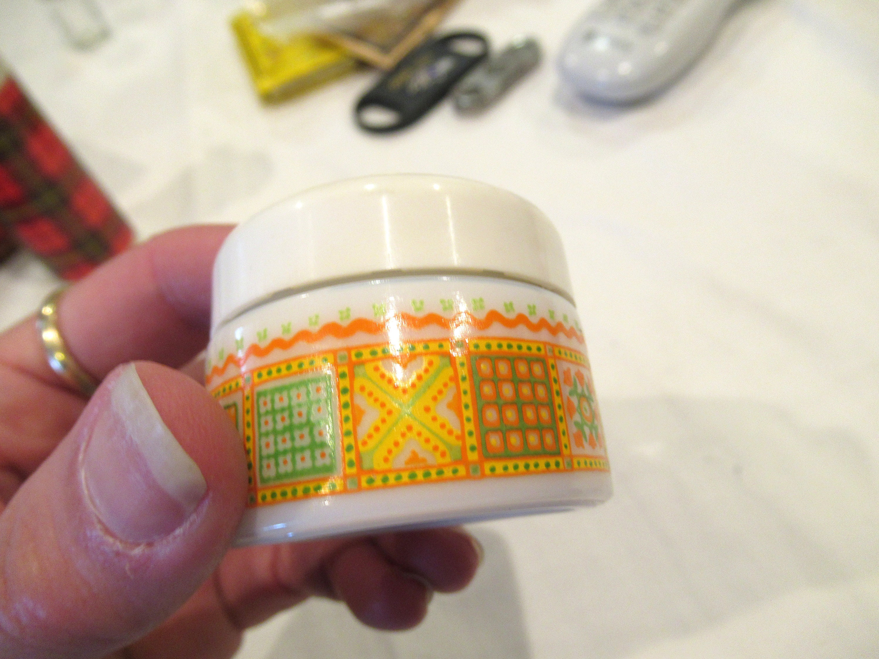 Avon Vintage Patchwork Cream Sachet Bottle, Jar, C. 1970s - Etsy