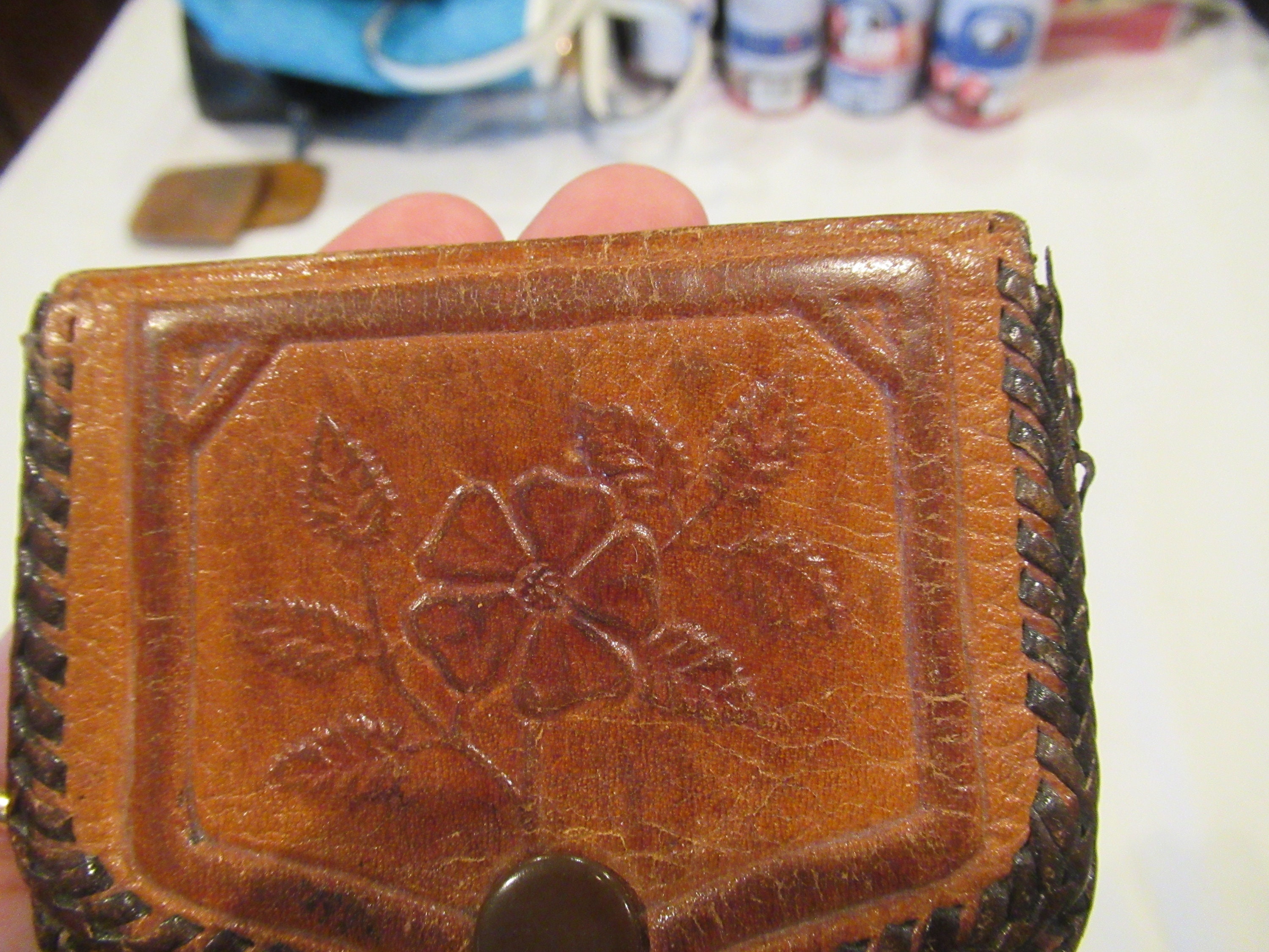Vintage Brown Leather Coin Purse, From Mexico, C. 1950s - Etsy