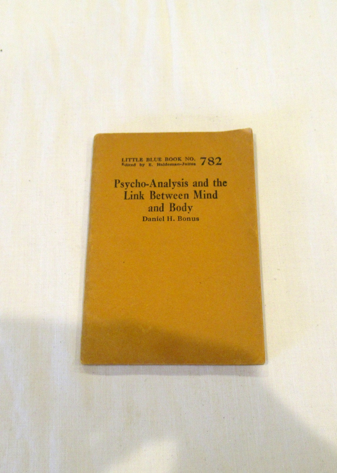 Psycho-analysis: Mind-body Link - Little Blue Book No. 782 - Etsy