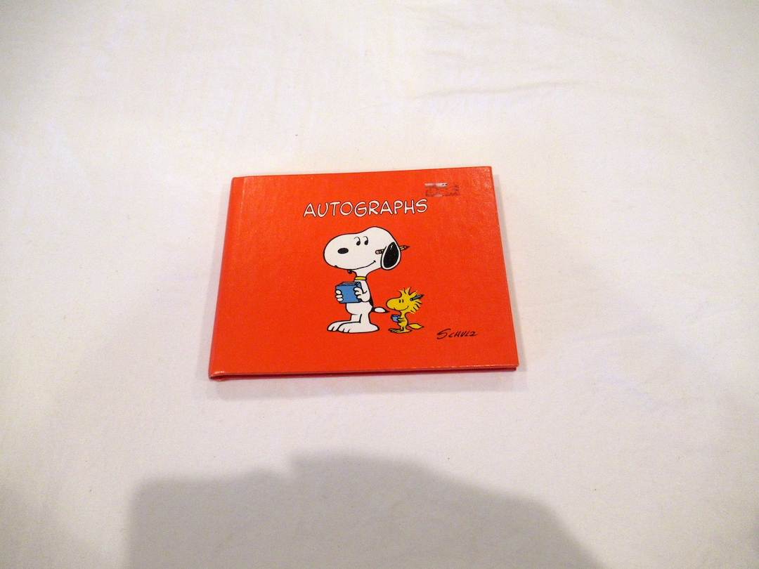 Snoopy and Woodstock Peanuts Autograph Book, C. 1965 - Etsy