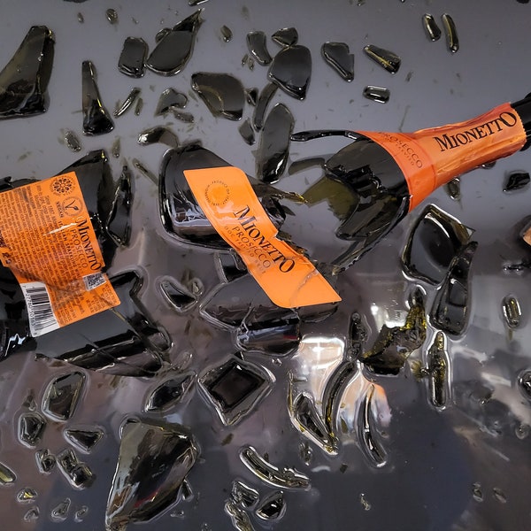 Resin Broken Bottle Art - Etsy